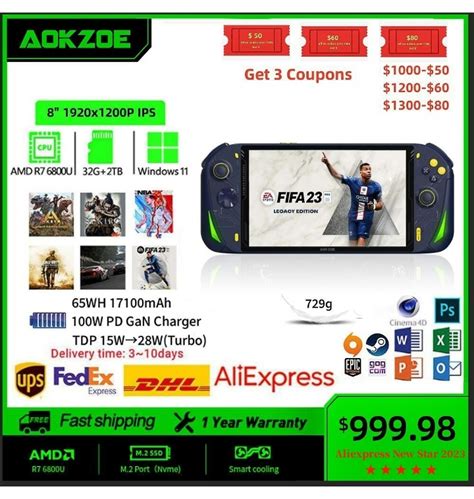 휴대용게임기 인치 휴대용 게임 콘솔 노트북 미니 게이밍 게이머 터치 스크린 티몬