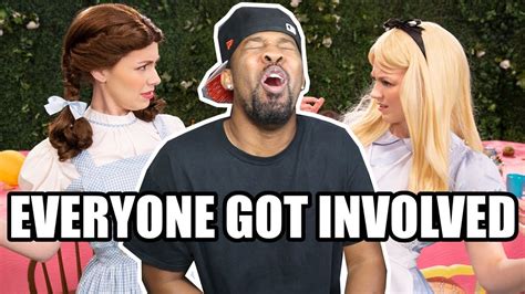 Reaction Dorothy Vs Alice Princess Rap Battle Emily Kinney Ryan