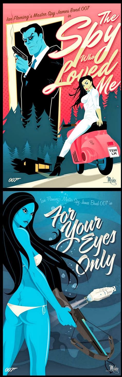 Blog Serius Serius Kreatif Poster Filem James Bond Versi Illustrasi 18 Gambar NSFW