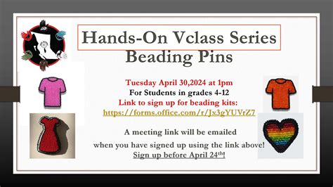 Hands On Vclass Series Beading Pins Ebus Academy