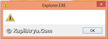 FIX Getting Explorer EXE Error On Windows 8 Start Up