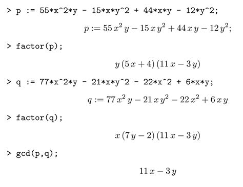 Computer Algebra Factor Function General Usage Julia Programming Language