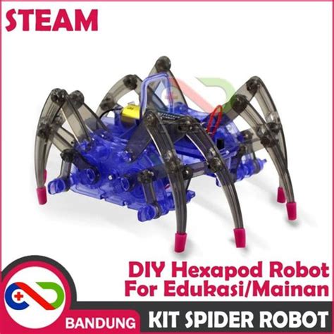Jual Robot Laba Laba Hexapod Electric Spider Robot Kit Diy Steam