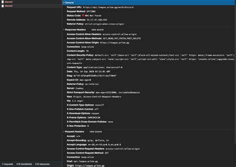 Oauth 20 Cors Blocks Discord Oauth2 Login Stack Overflow