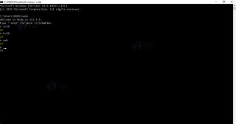 Nodejs Repl Terminal Dataflair