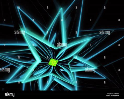 Abstract Color Dynamic Textured Background With Lighting Effect Fractal Spiral Fractal Art