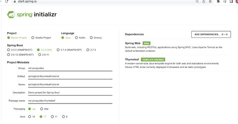 Spring Boot 3 Thymeleaf Example