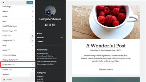 How To Change The Footer Text Support Center