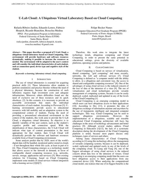 pdf u lab cloud a ubiquitous virtual laboratory based on cloud computing