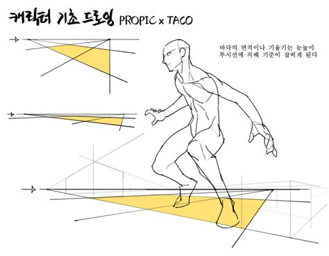 「바닥의 면적이나 기울기는 눈높이 투시선에 의해 기준이 잡힌다 」타코작가の漫画