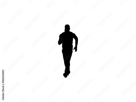 Man Running Vector Design And Illustration Man Running Vector Art Icons And Vector Images