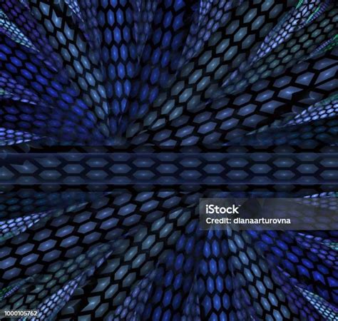 임의의 사각형 셀 조명 추상 관 또는 실린더 공간 프랙탈 복잡 한 나선3d 렌더링 일러스트 이미지 방사형 추상 재미 있는 원과 입자 곡선에 대한 스톡 사진 및 기타 이미지