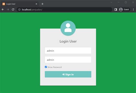 Membuat Aplikasi Penjualan Dengan Codeigniter Membuat Halaman Login Lebak Cyber