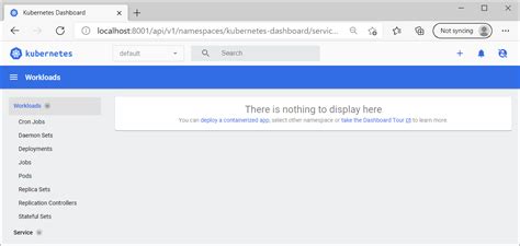 Running Kubernetes And The Dashboard With Docker Desktop