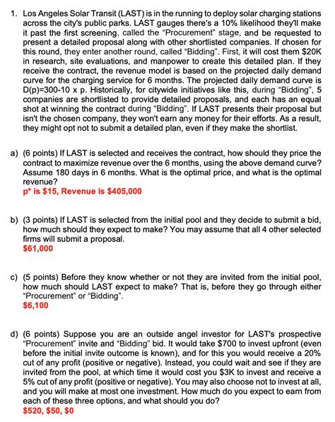 The Correct Answers To Each Calculation Are Shown In Chegg