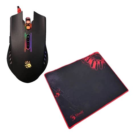 خرید،قیمت و مشخصات ماوس مخصوص بازی ایفورتک سری بلادی همراه با پد Q 8181 S قائم آی تی فروشگاه