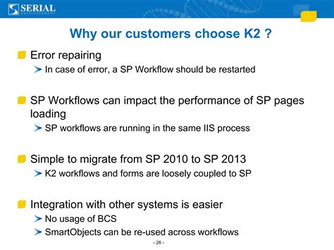Real World Experience With Sharepoint And K2 Workflows Pptx