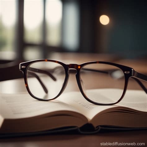 School Behind Glasses Stable Diffusion Online