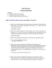 GLG103 Lab 08 Streams Worksheet GLG 103 Lab 8 Streams Worksheet Directions A Complete All