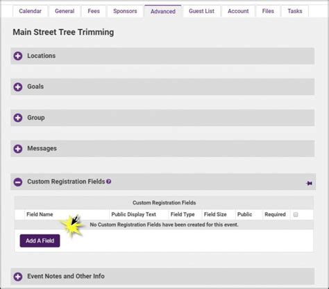 Add Custom Fields For Event Registration Chambermaster