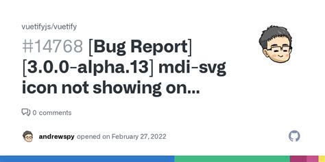 Bug Report 300 Alpha13 Mdi Svg Icon Not Showing On Iossafari