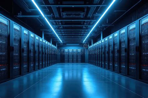 Oracle Cloud Infrastructure Data Center Imagery Stock Illustration