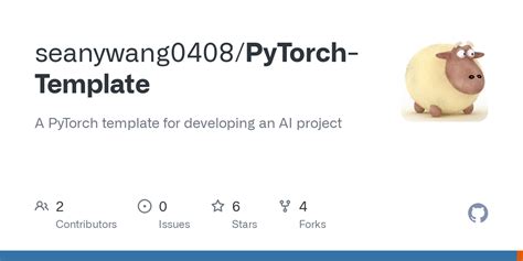 Github Seanywang0408pytorch Template A Pytorch Template For