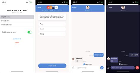Migrate From The Ios Sdk 1x To 2x Helpcrunch Ios Sdk