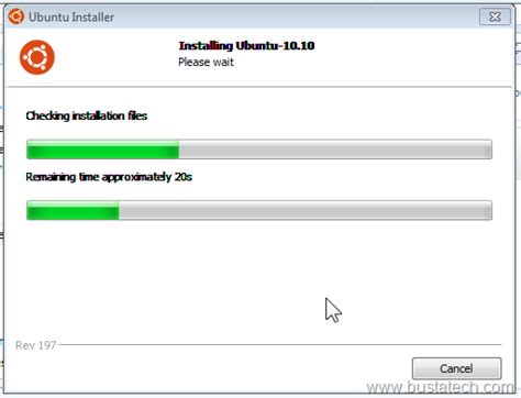 Install Ubuntu Under Window Bust A TECH