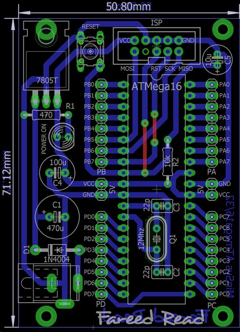 Mengenal Dan Membuat Minimum Sistem Atmega8328 Dan Atmega16 Fareed