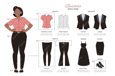 Free Vector Hand Drawn Dress Code Illustration