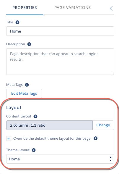 Custom Theme Layout Component Creation