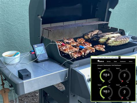 Overview Grill Thermometer Dashboard Adafruit Learning System