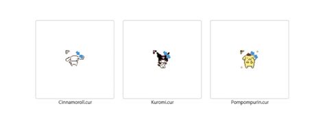 산리오 아이콘마우스 커서 너무 귀엽다 재팬 카테고리