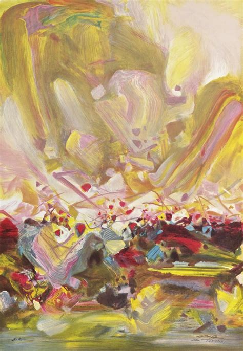 0023朱德群绘画作品集油画图集tif格式油画超高清大图原图扫描真迹全图书画图片下载