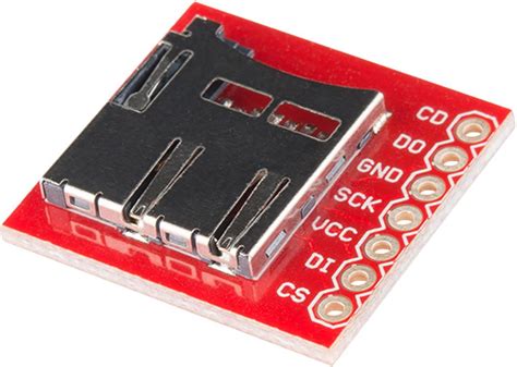 MicroSD Breakout Board Sparkfun Electronics CPC