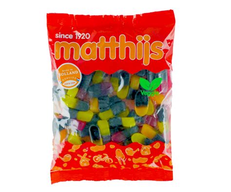 Advantage Package Sweets 6 Bags Of Matthijs Veggie Drop Fruit Duos á 400 Grams Candy