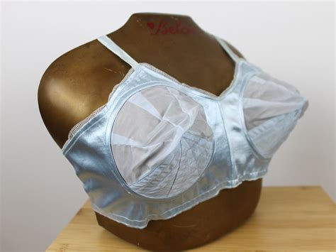 Rare 1950s Vintage Satin Torpedo Bra By Astra Dead Stock Vintage