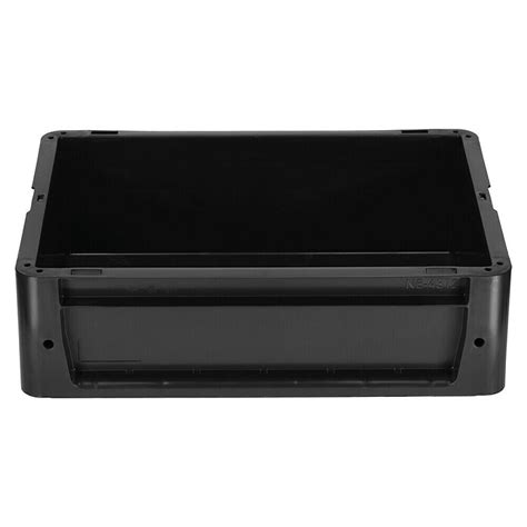 Bauhaus Eurobox 10 L L X B X H 40 X 30 X 12 Cm Geschlossen Schwarz