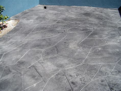 8 27 10 Stamped Overlay Patio Decorative Concrete Stamped Overlay
