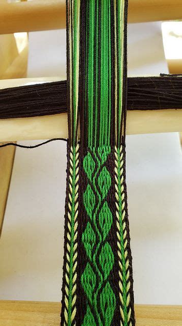 Spunknits Leafy Tablet Weaving Band Tablet Weaving Patterns Tablet Weaving Inkle Weaving