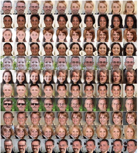 Vertical From Top To Bottom Interpolation Between Two Images