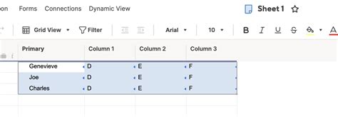 Can You Bulk Link Columns — Smartsheet Community