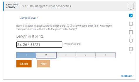 Solved Challenge Activity 911 Counting Password