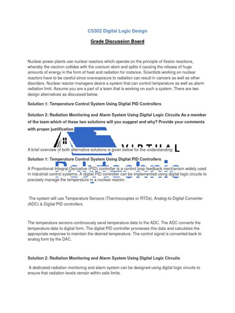 Cs302 Digital Logic Design Pdf Analog To Digital Converter Security Alarm