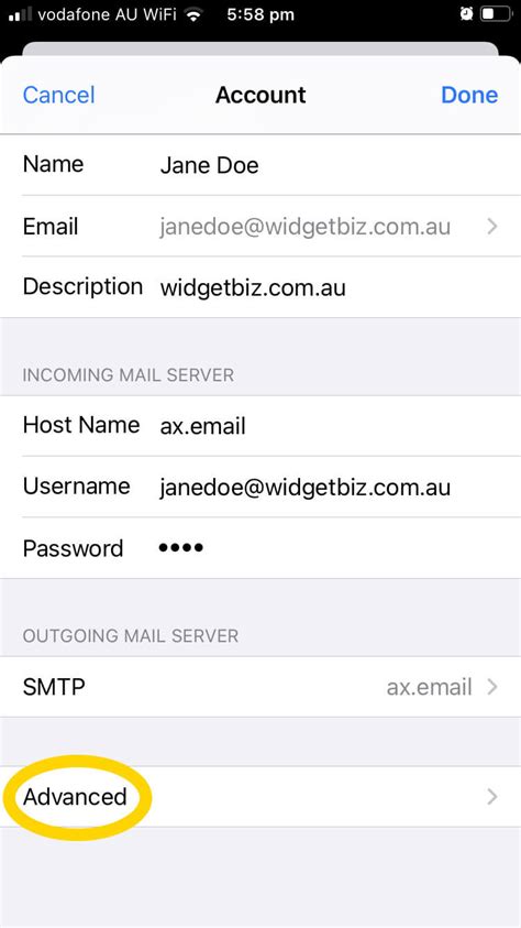 Setup Email On IOS Email App Phoenix Web