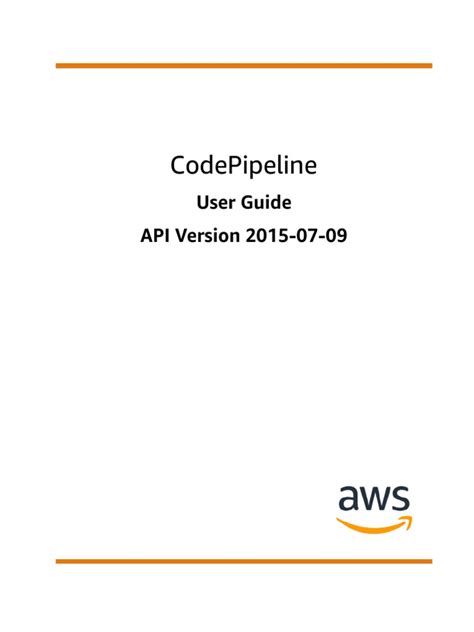 Aws Codepipeline User Pdf Amazon Web Services Command Line Interface