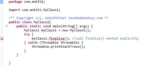 Jmse Why Finalize Method Is Protected In Java