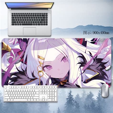 sorasaki hina mouse pad blue archive gaming keyboard pad custom acgn computer pad anime