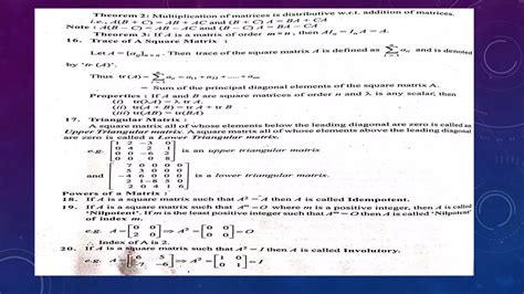 Matrices Ppt Unit 1 1pptx